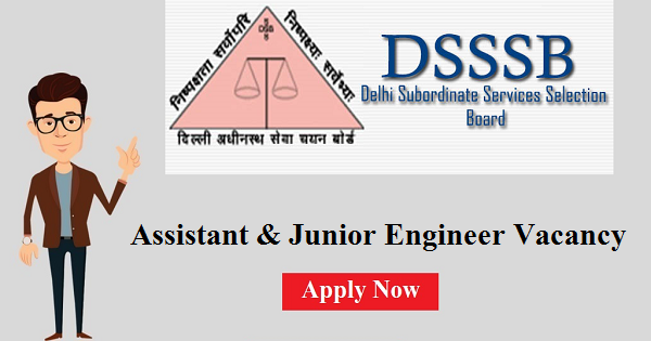 DSSSB Junior and Assistant Engineer JE/AE Online Form 2019