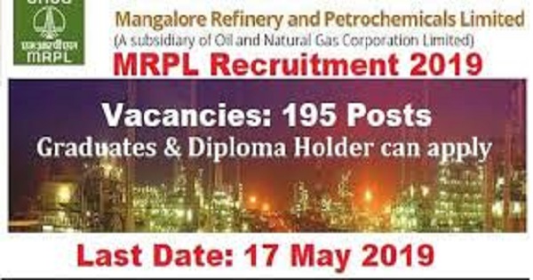MRPL Recruitment 2019