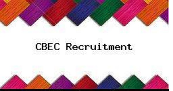 CBEC Tax Assistant Recruitment